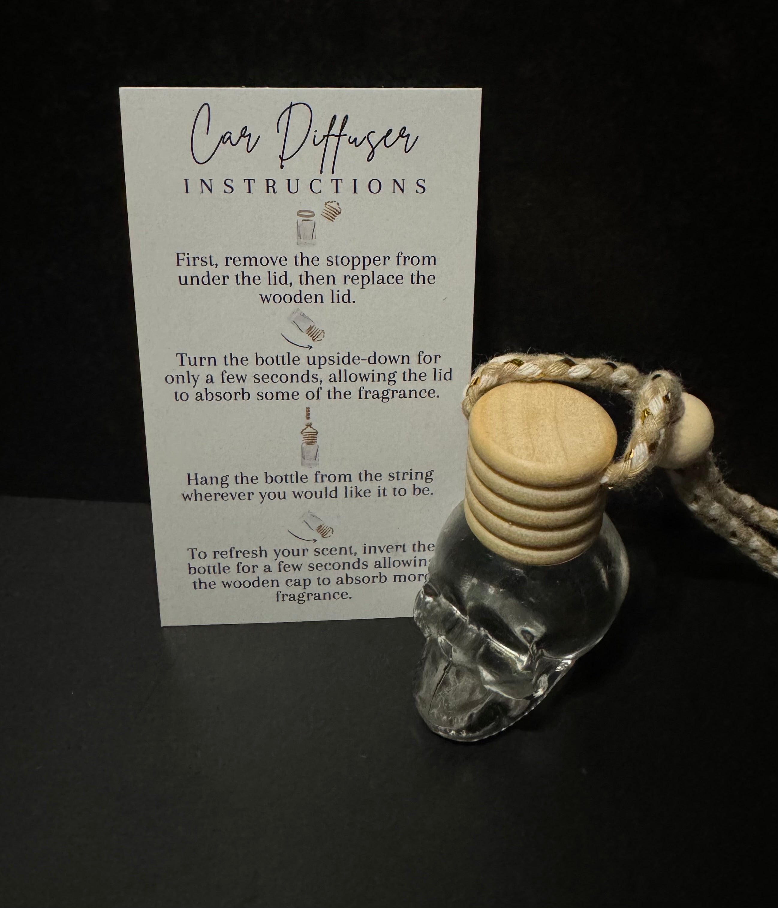 skull shaped car air diffuser – Recovery Candle Co.